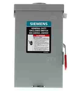 GNF222RA GNF222RA SIEMENS INT DE SEG S/PORTAFUS 240V 2P 60A NEMA3 US2 ...
