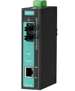 IMC-21A-M-ST IMC-21A-M-ST MOXA INDUSTRIAL 10/100 BASET(X) MEDIA CONVERTER IMC-21A-M-ST