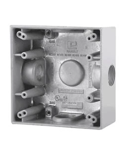 RC-0483-M RC-0483-M RAWELT CAJA CUADRADA APV SERIE RC 3/4" 2 ORIF C/OREJAS 02.01.0483.M