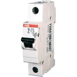 S201-C25 S201-C25 ABB INTERRUPTOR TERMOMAGNETICO RIEL DIN S201-C25 480VCA 6KA 2CDS251001R0254